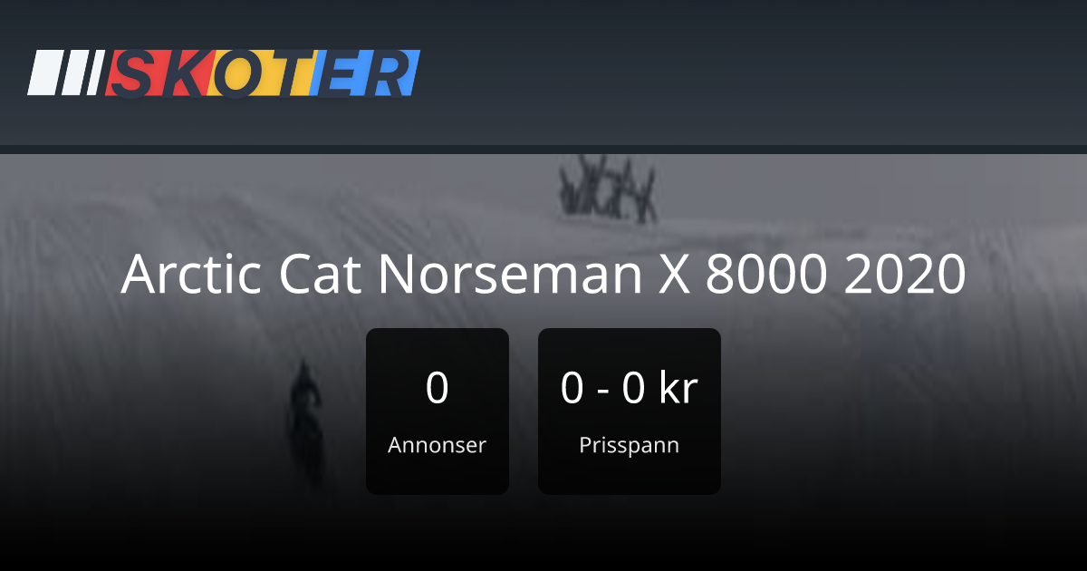 Arctic Cat Norseman X 8000 2020